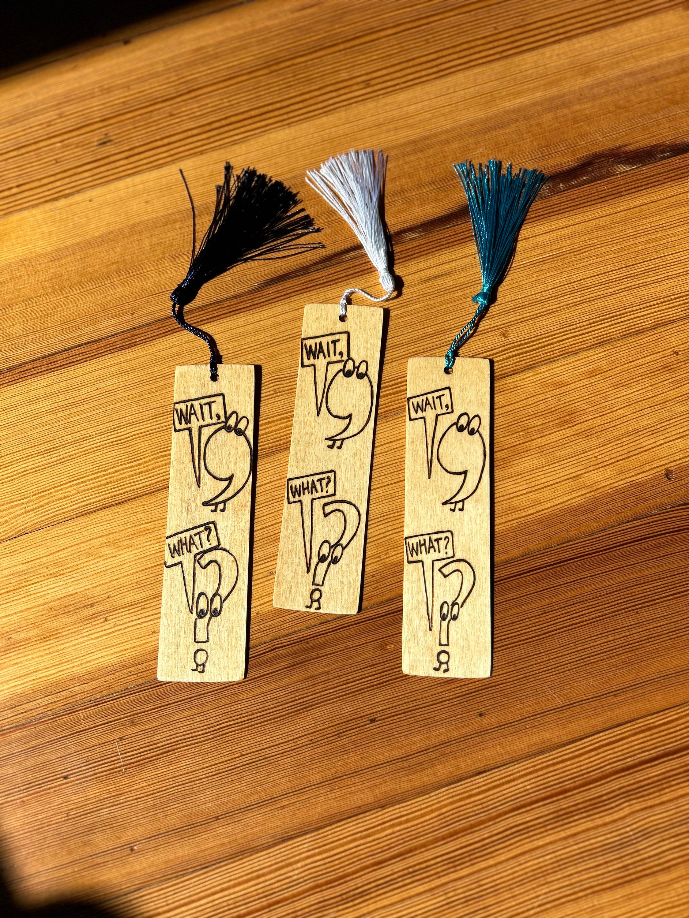 Hand Wood Burned Bookmarks (punny/funny Gift, Gift for Book Lover, Book ...