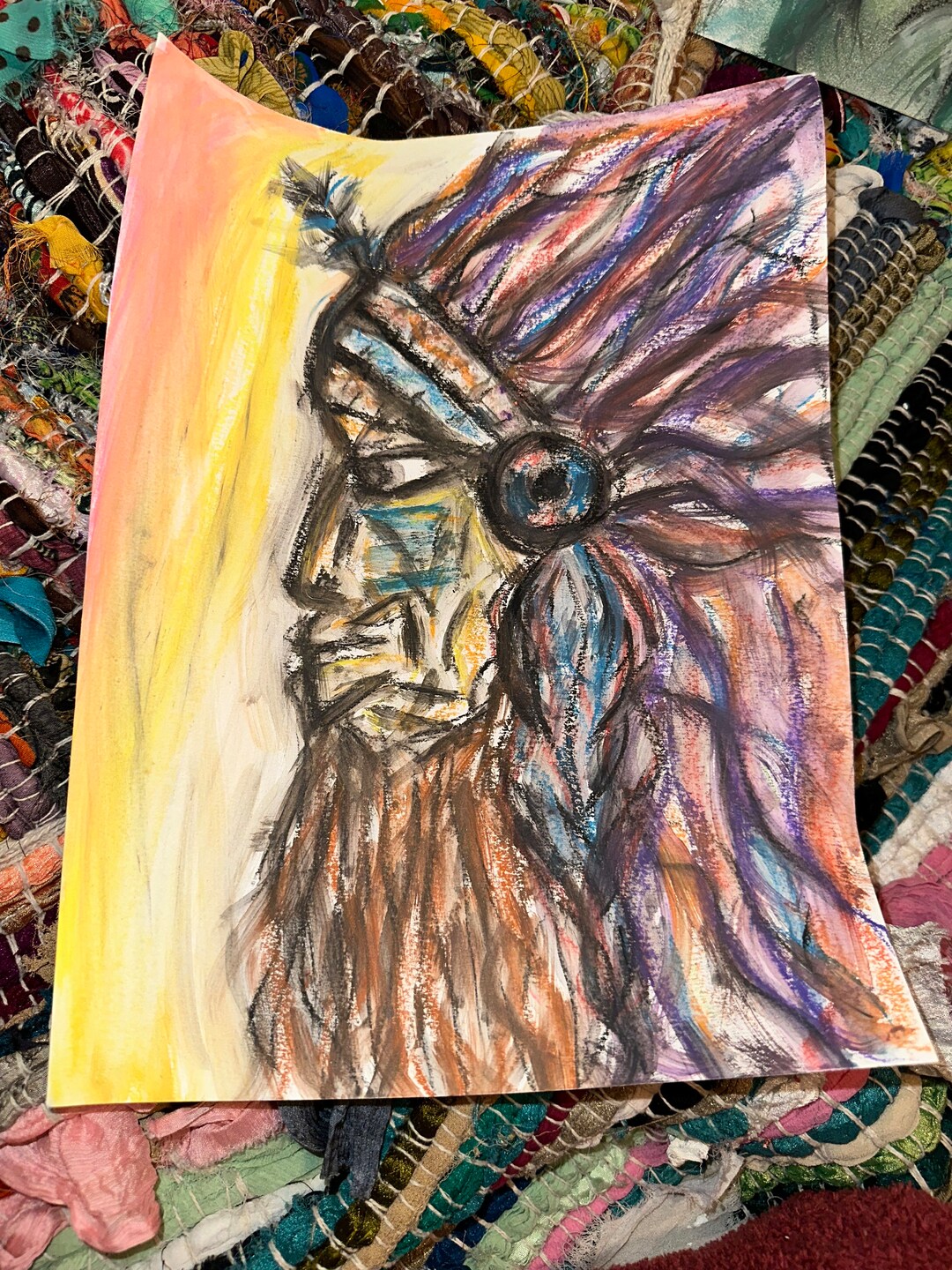 Channeled Spirit Guide Drawing and Message - Etsy