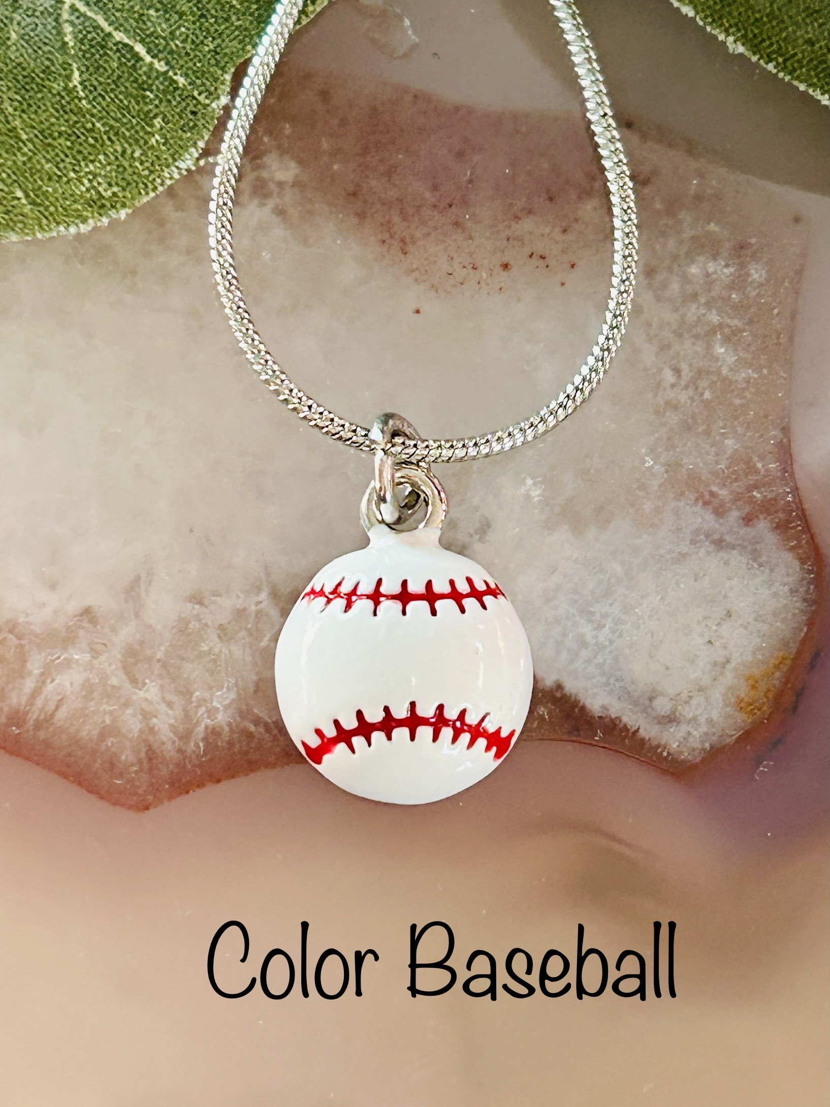Kids Baseball Necklace, Kids Sports Necklace - Etsy