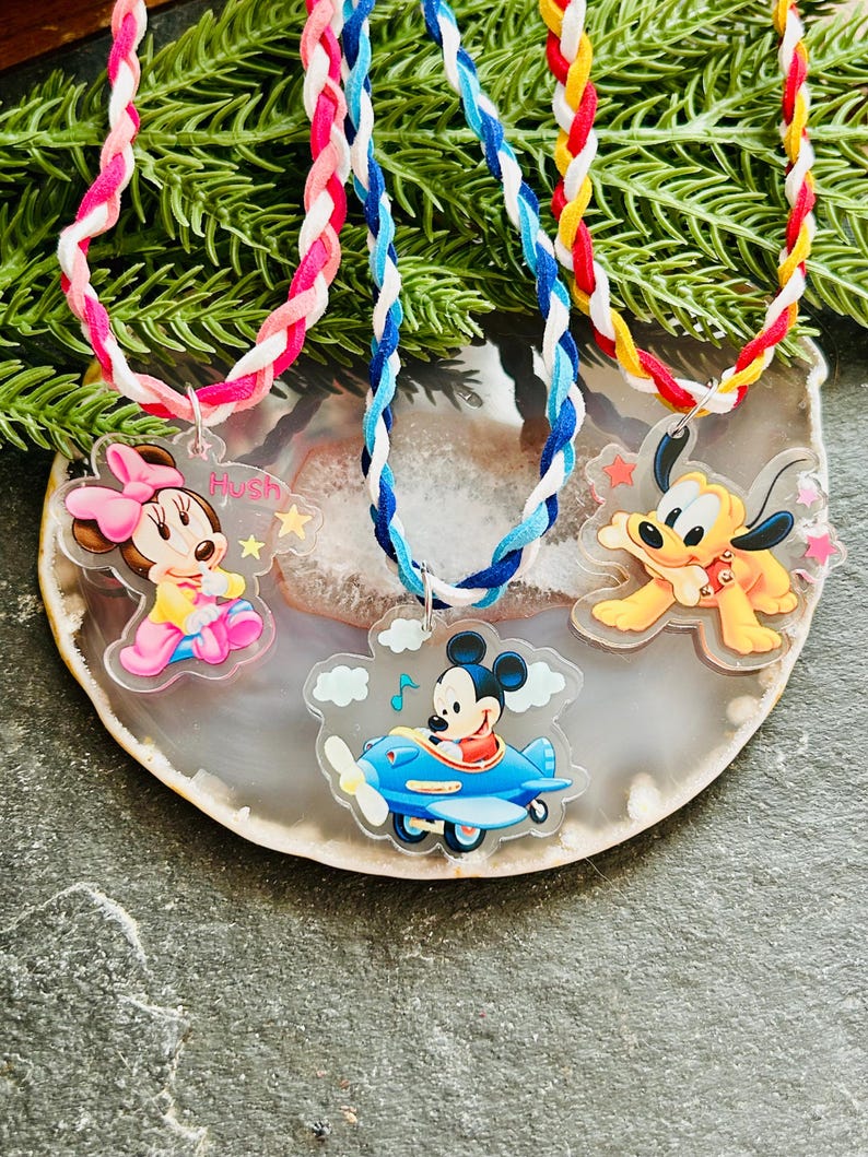 Cartoon Animal Kids Necklace, Cute Character Pendant Necklace, Kids ...