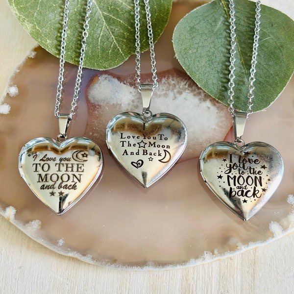 Moon Locket - Etsy