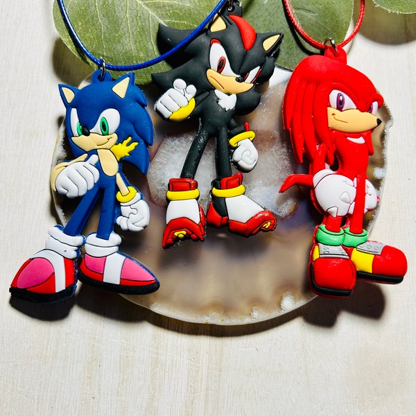Sonic the Hedgehog Chain Necklace - Etsy