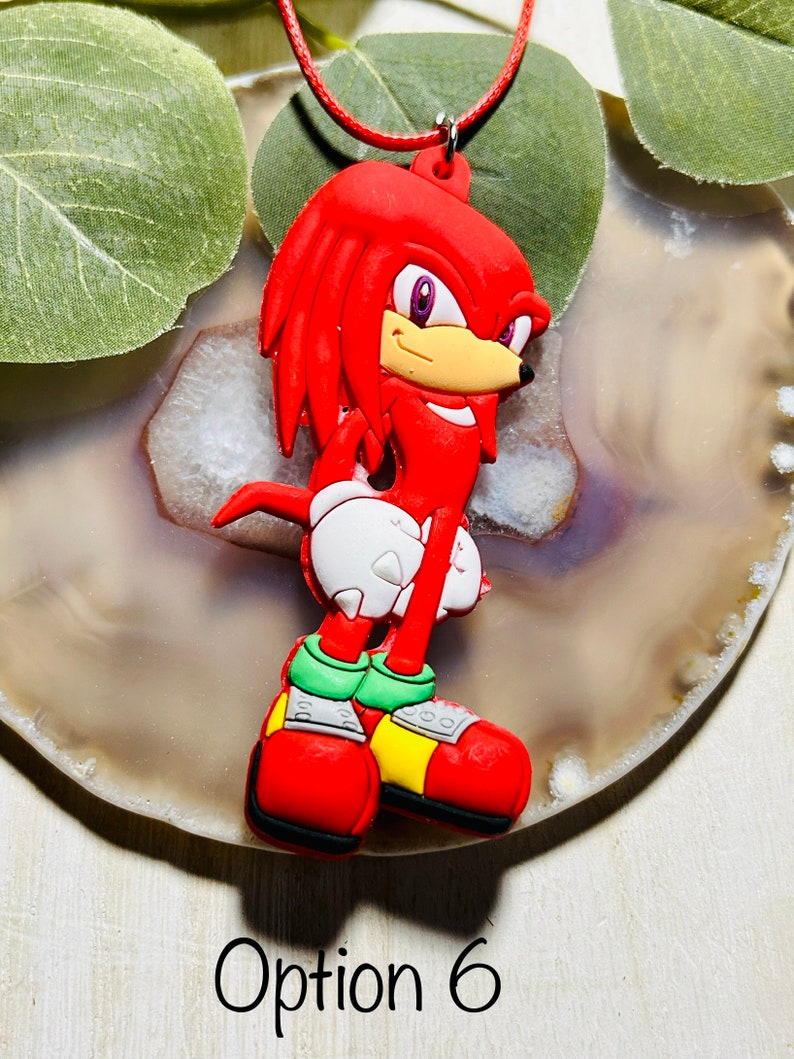 Kids Big Sonic the Hedgehog Characters Pendant Necklace Kids - Etsy
