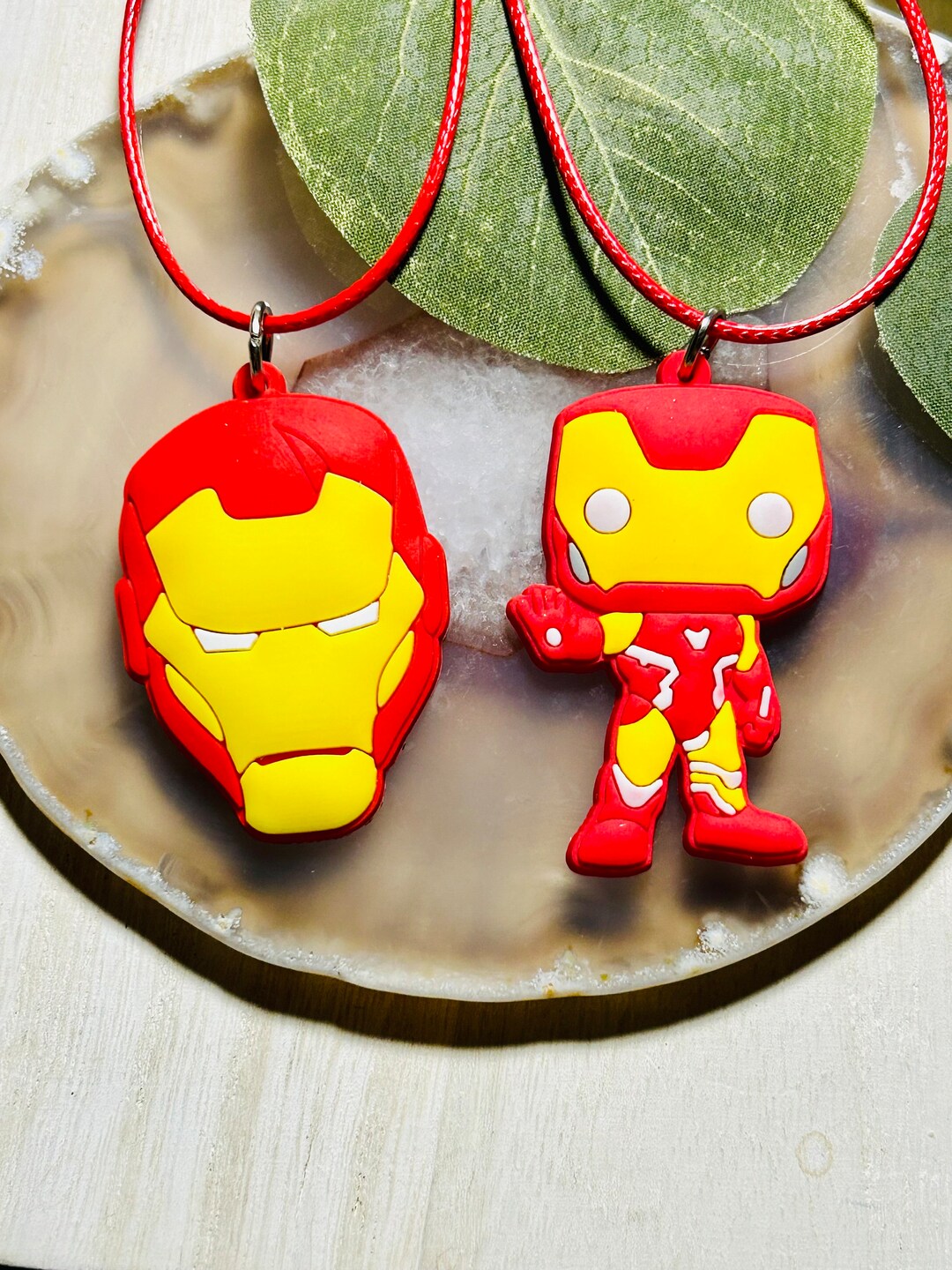 Red Armor Hero Necklace for Kids, Superhero Style Necklace, Kids Hero ...
