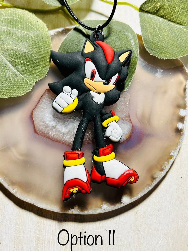 Kids Big Sonic the Hedgehog Characters Pendant Necklace Kids - Etsy