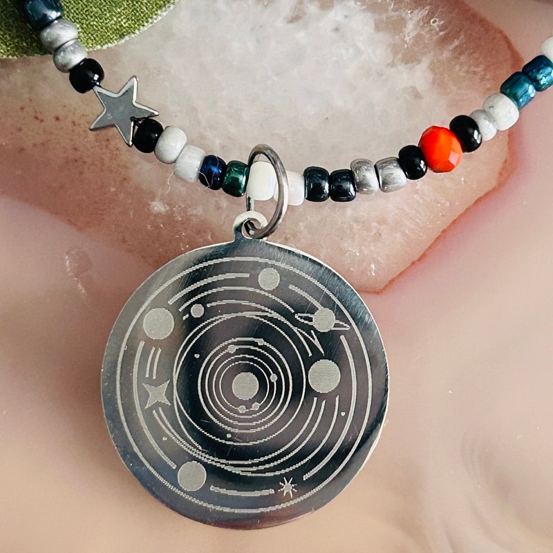 Solar System Necklace - Etsy