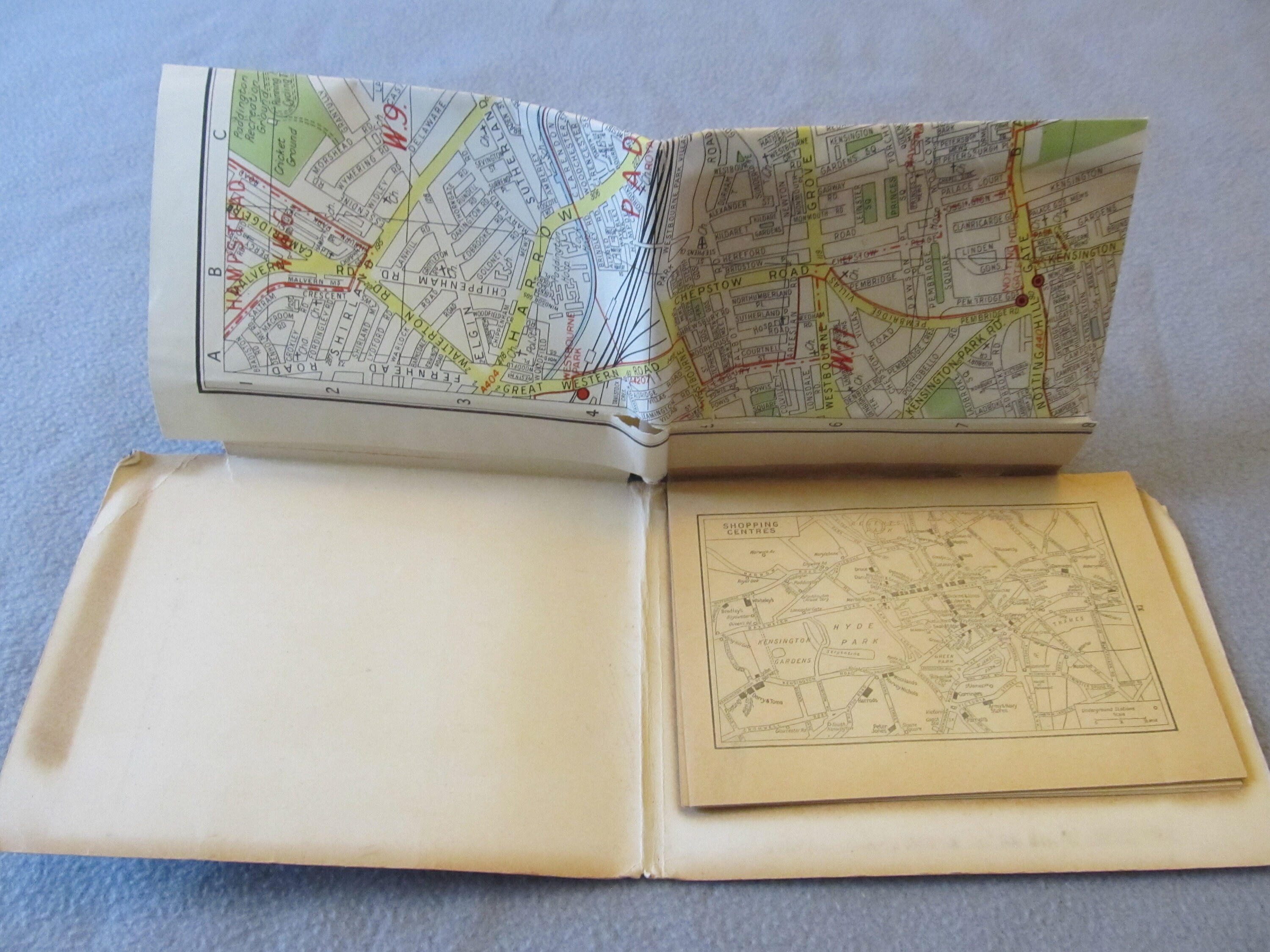 Geographers' Map of London - Etsy