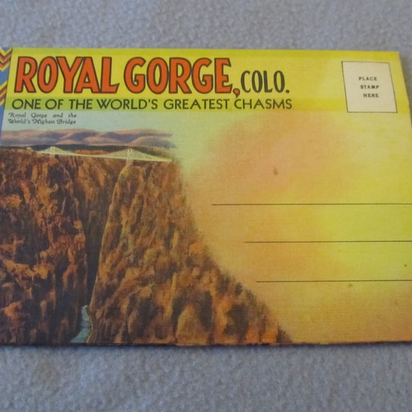 Postcard Folder - Etsy