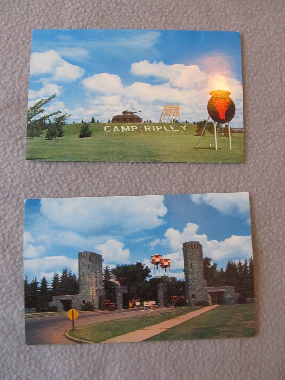 Camp Ripley Postcards (2) - Little Falls, Minnesota - Etsy