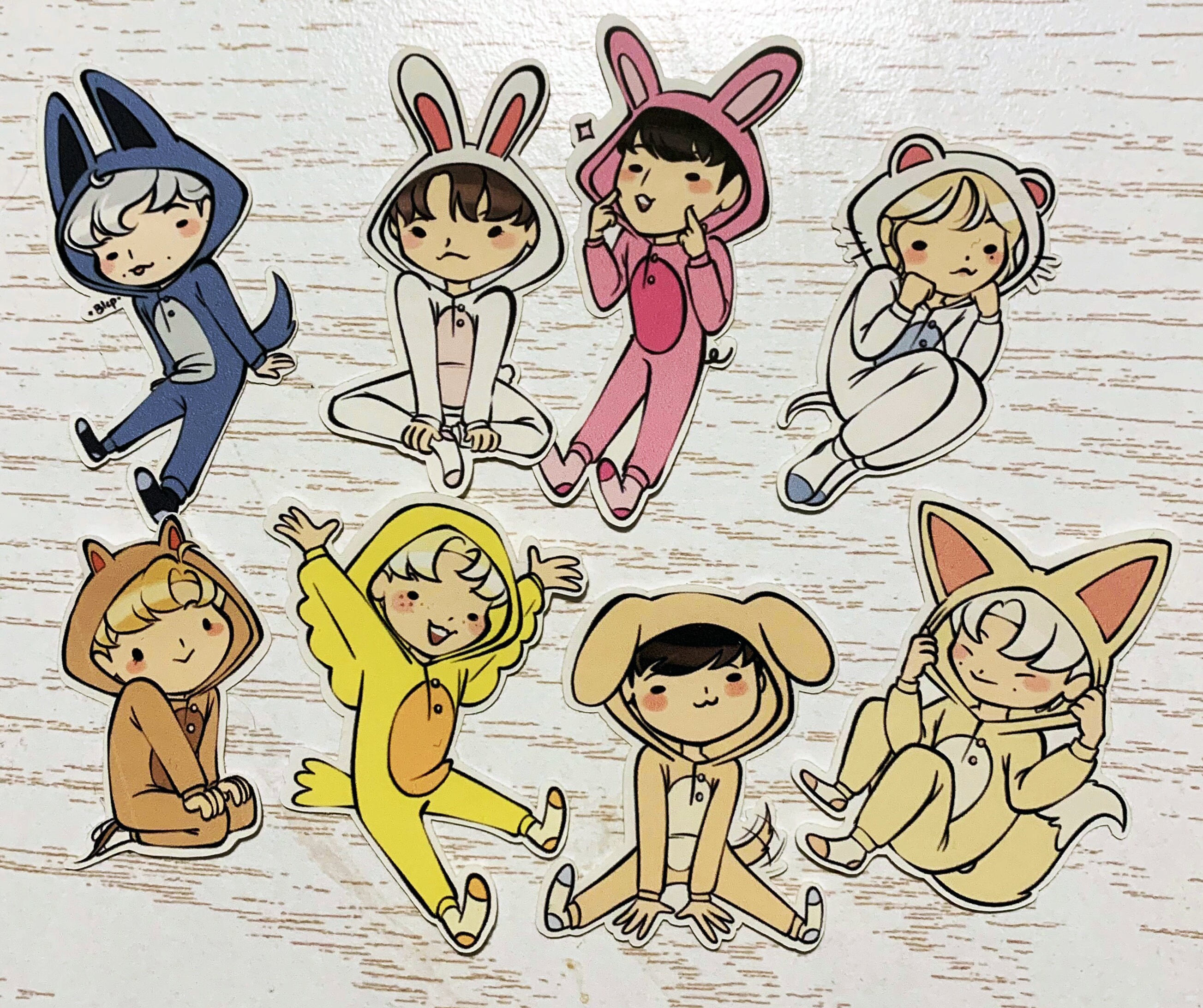 Stray Kids Skzoo Pjs Kpop Stickers | Etsy