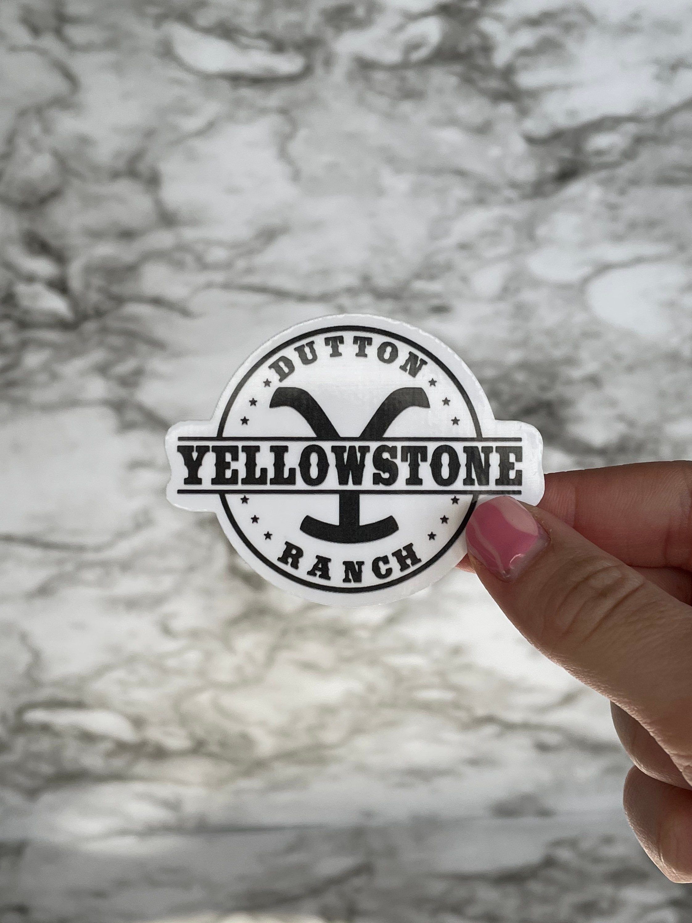 Yellowstone Dutton Ranch Sticker Yellowstone Sticker Tv Show Etsy