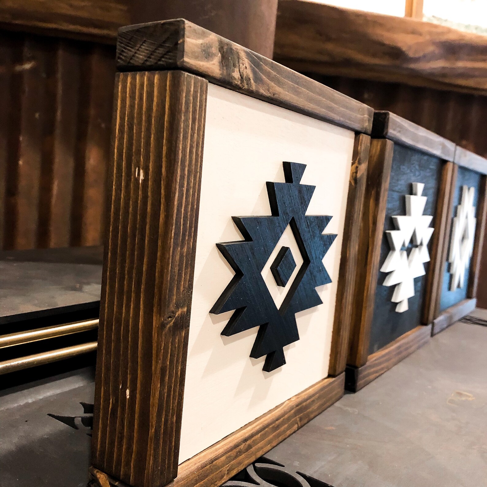 3D Aztec Signs, Western Decor, Rustic Decor - Etsy