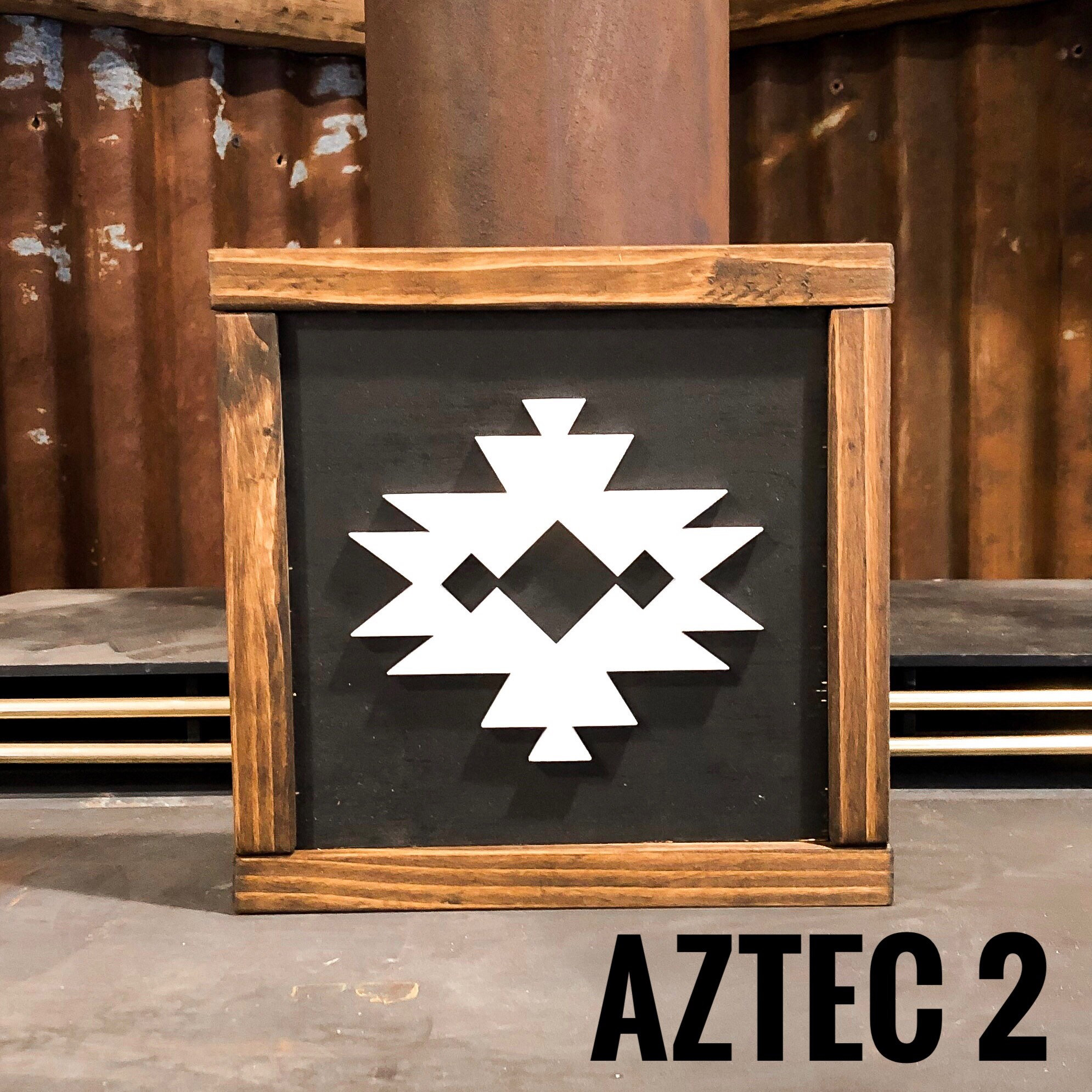 SET OF 3 3D Aztec Signs Western Decor Rustic Decor - Etsy