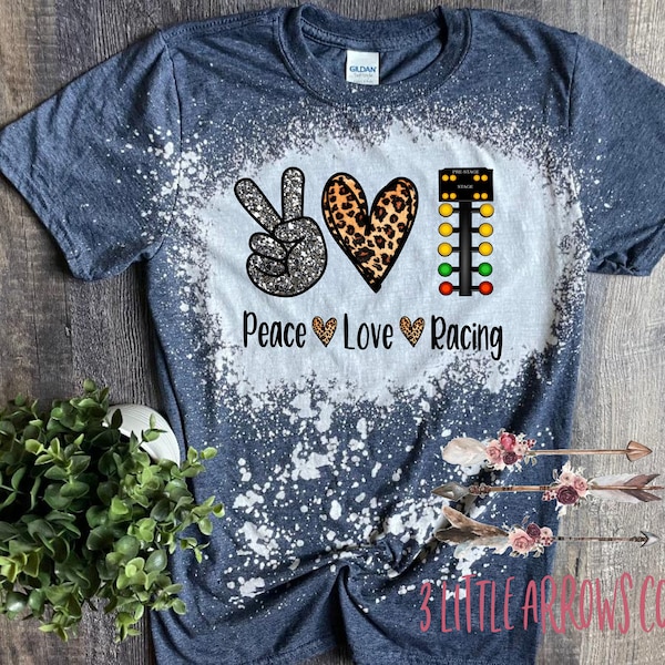 Peace Love Race Svg - Etsy