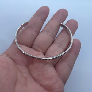 Sterling Silver Adjustable Bangle Silver Bangle - Etsy