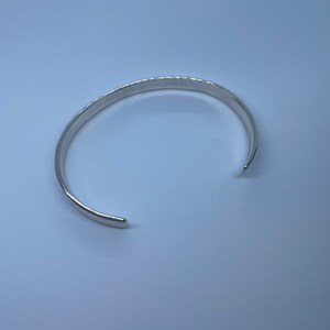 Sterling Silver Adjustable Bangle Silver Bangle - Etsy
