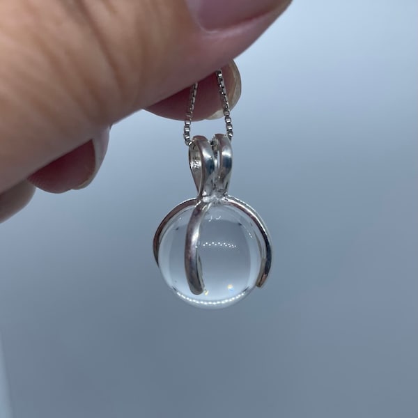Crystal Ball Pendant - Etsy