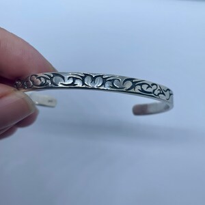 Sterling Silver Adjustable Bangle Silver Bangle - Etsy
