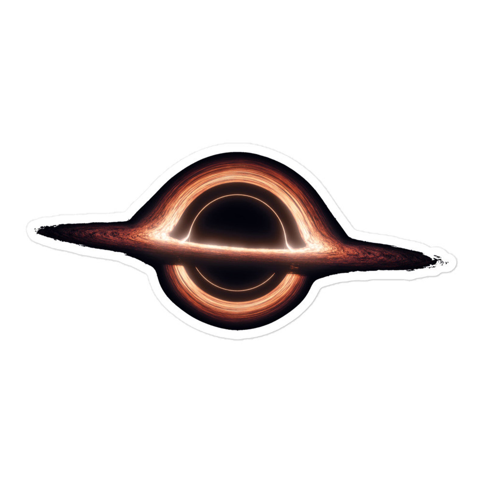 Black Hole Sticker Realistic Sci-fi Event Horizon Decal, Outer Space ...