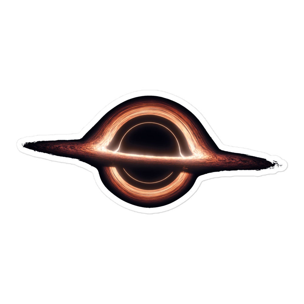 Black Hole Sticker Realistic Sci-fi Event Horizon Decal, Outer Space ...