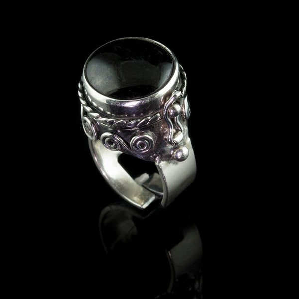 Mictlantecuhtli Ring, Aztec God of Death, Copper Ring, Handmade Ring ...