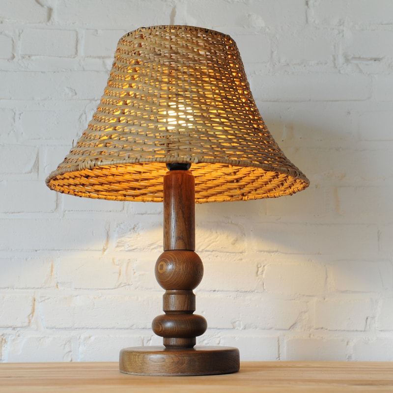 Wooden Lamp - Etsy