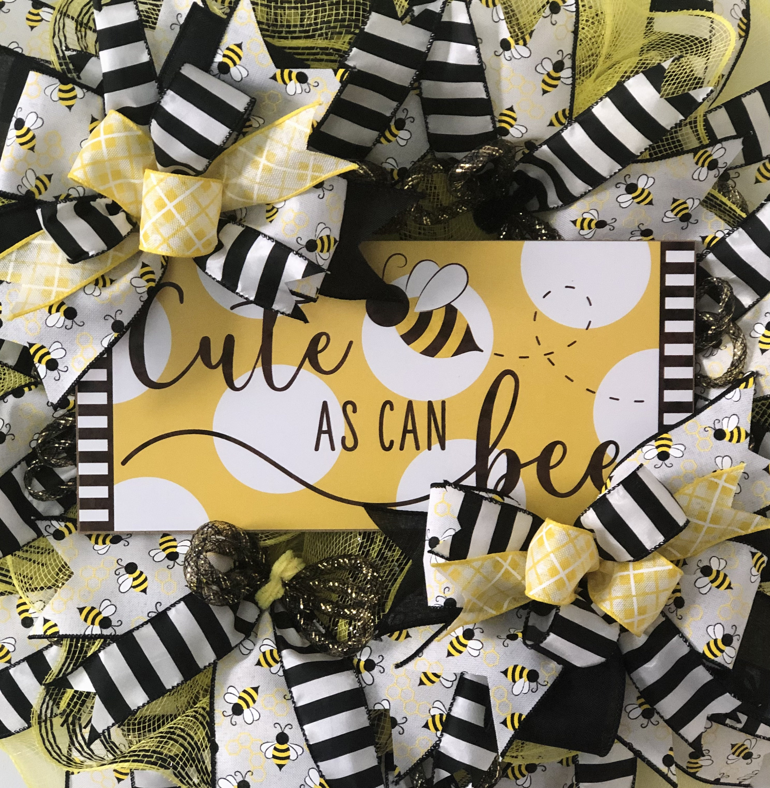 Cute as Can Bee Wreath - Etsy