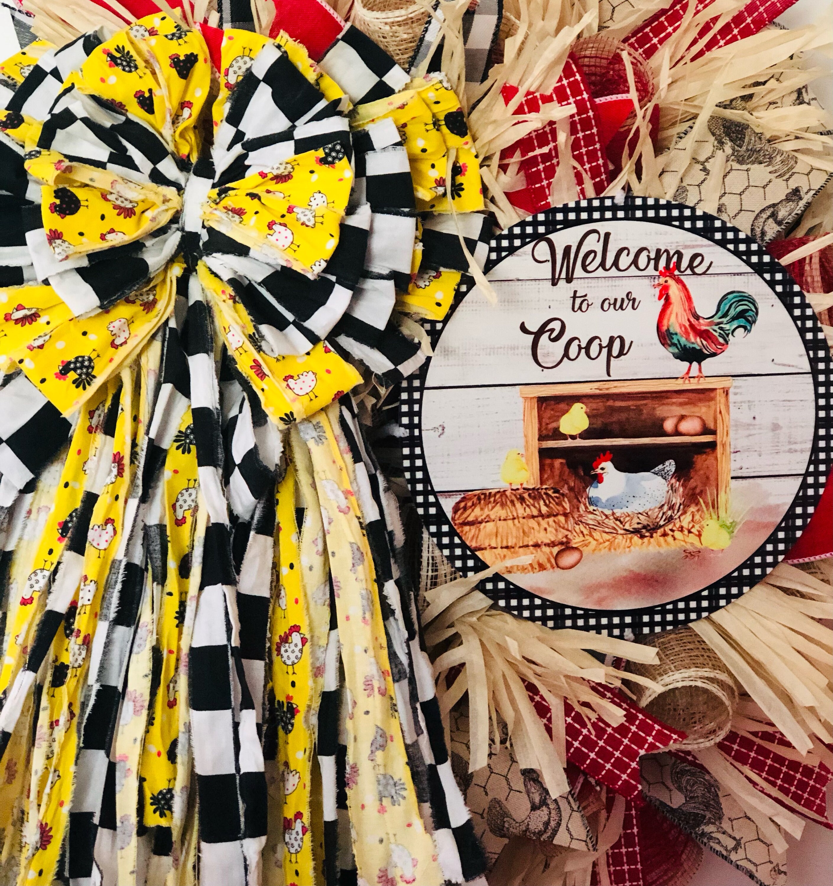 Chicken Coop Wreath - Etsy
