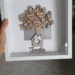 Mother's Day Family Tree Box Frame Personalised Gift - Etsy