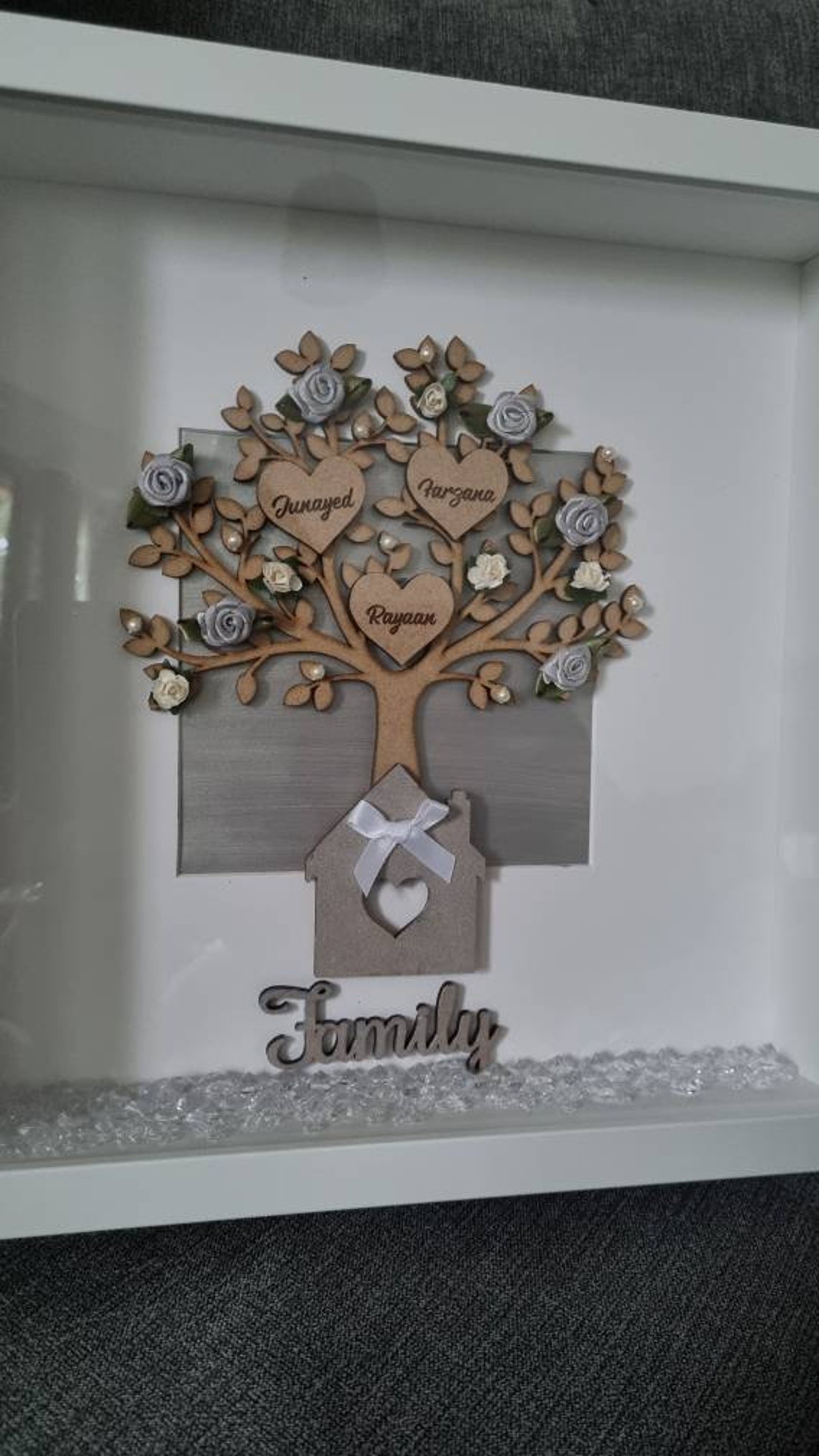 Mother's Day Family Tree Box Frame Personalised Gift - Etsy
