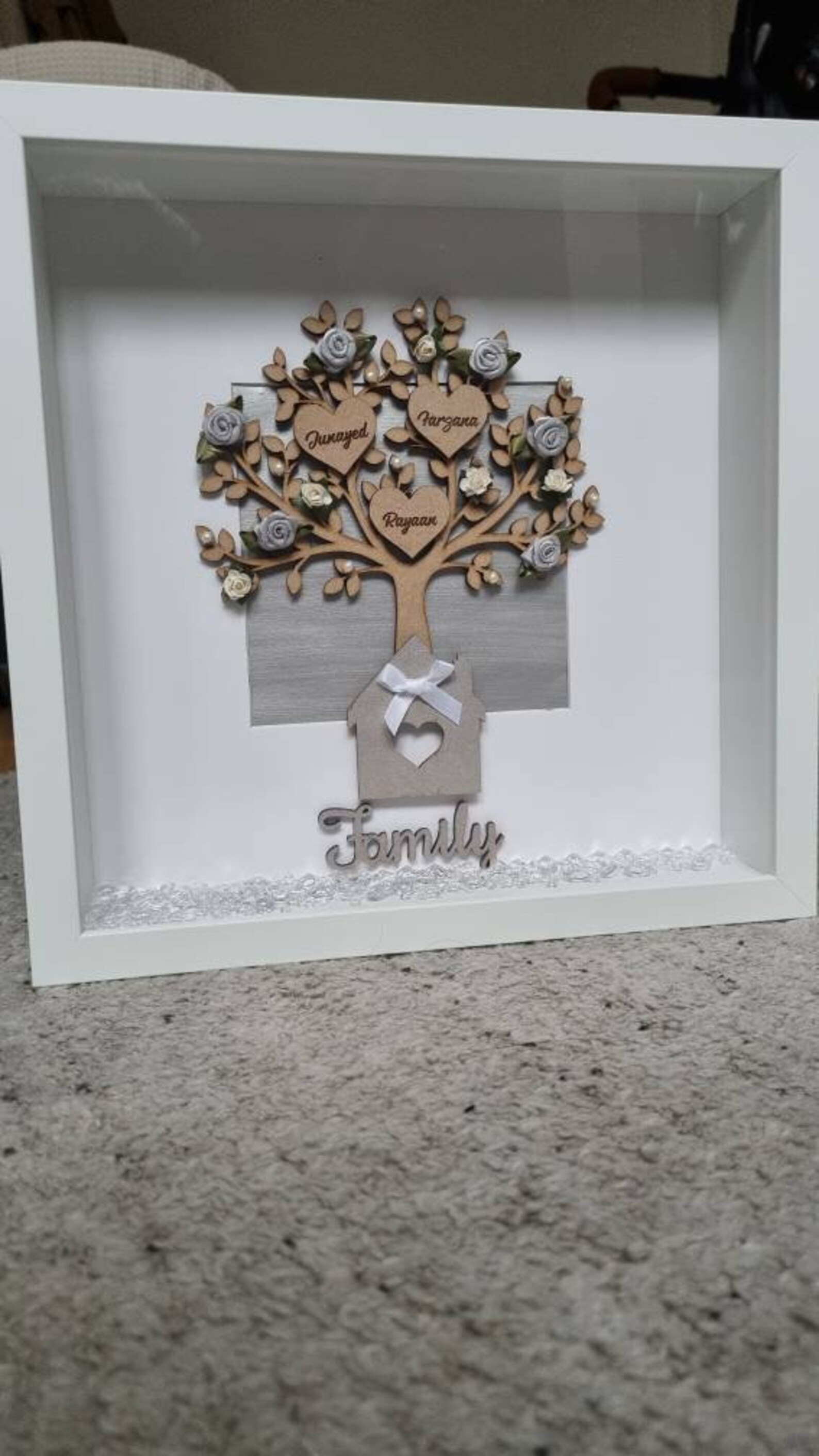 Mother's Day Family Tree Box Frame Personalised Gift - Etsy