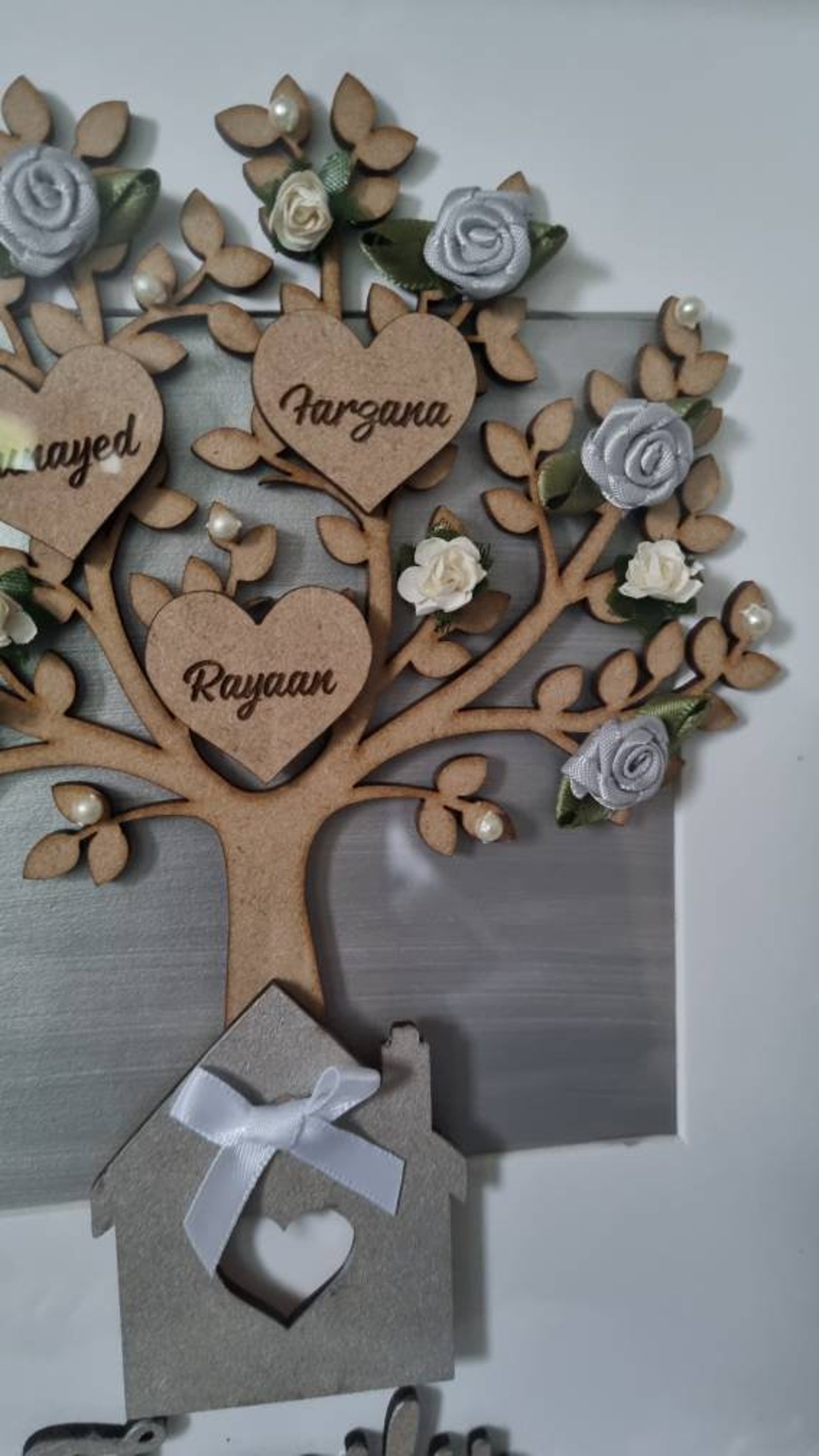Mother's Day Family Tree Box Frame Personalised Gift - Etsy