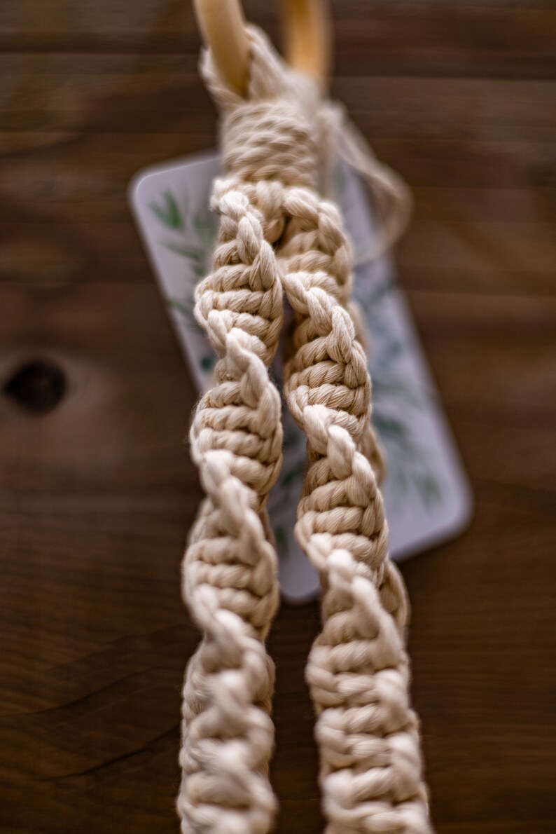 Swirl and Square Knot Macrame Plant Hanger - Etsy