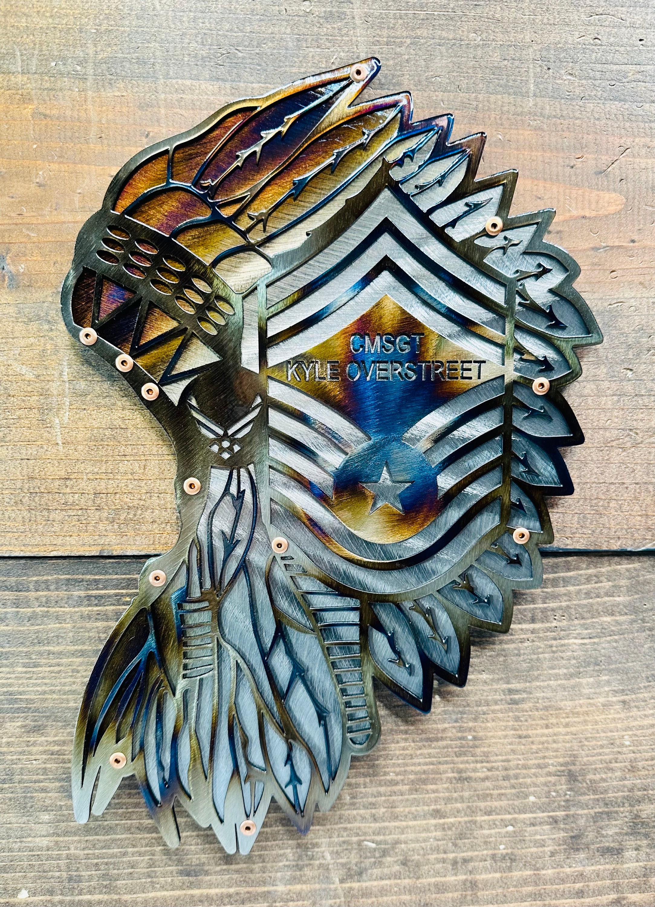 12" Chief Master Sergeant Headdress - Etsy