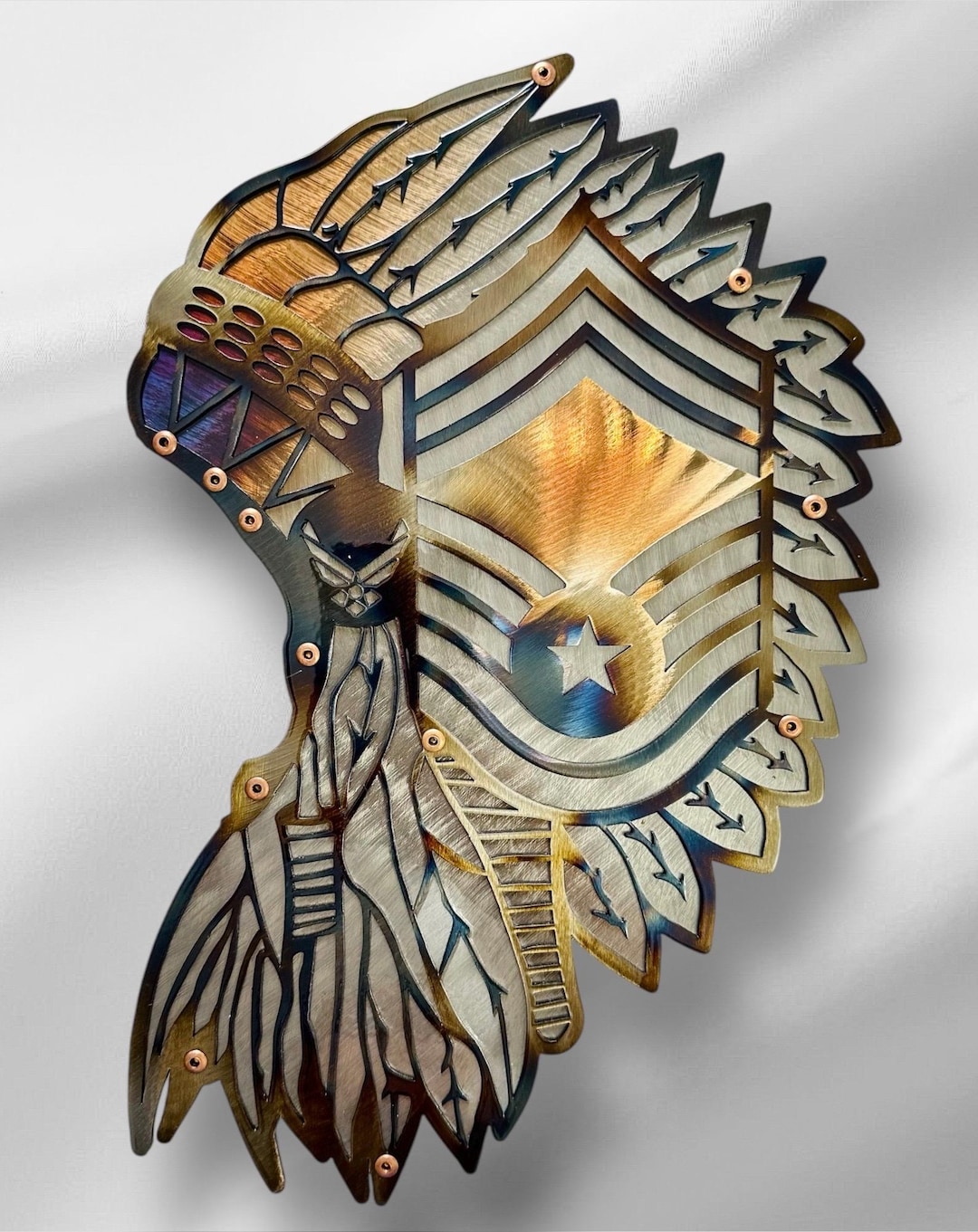 12" Chief Master Sergeant Headdress - Etsy