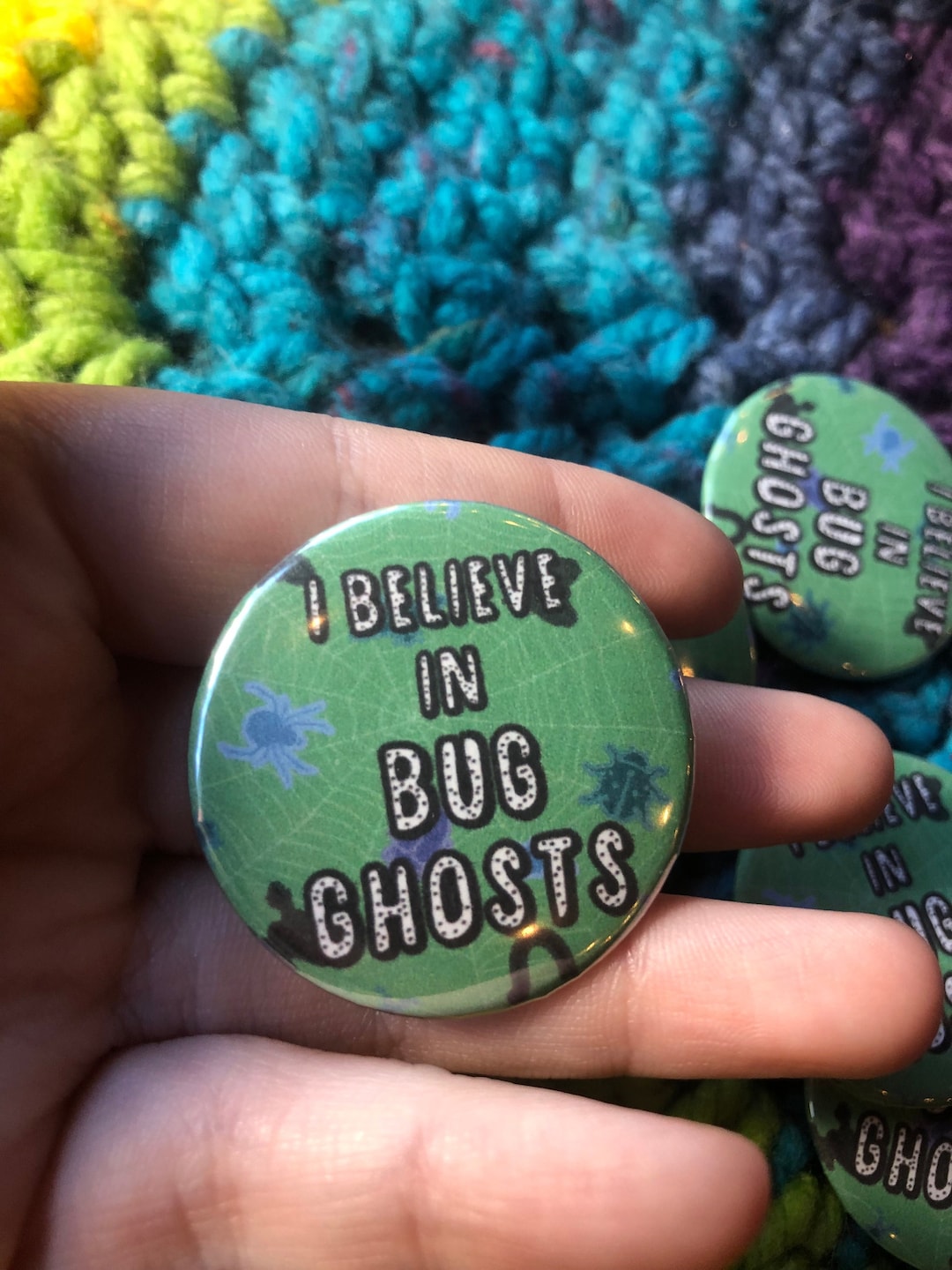 I Believe in Bug Ghosts Button/badge - Etsy