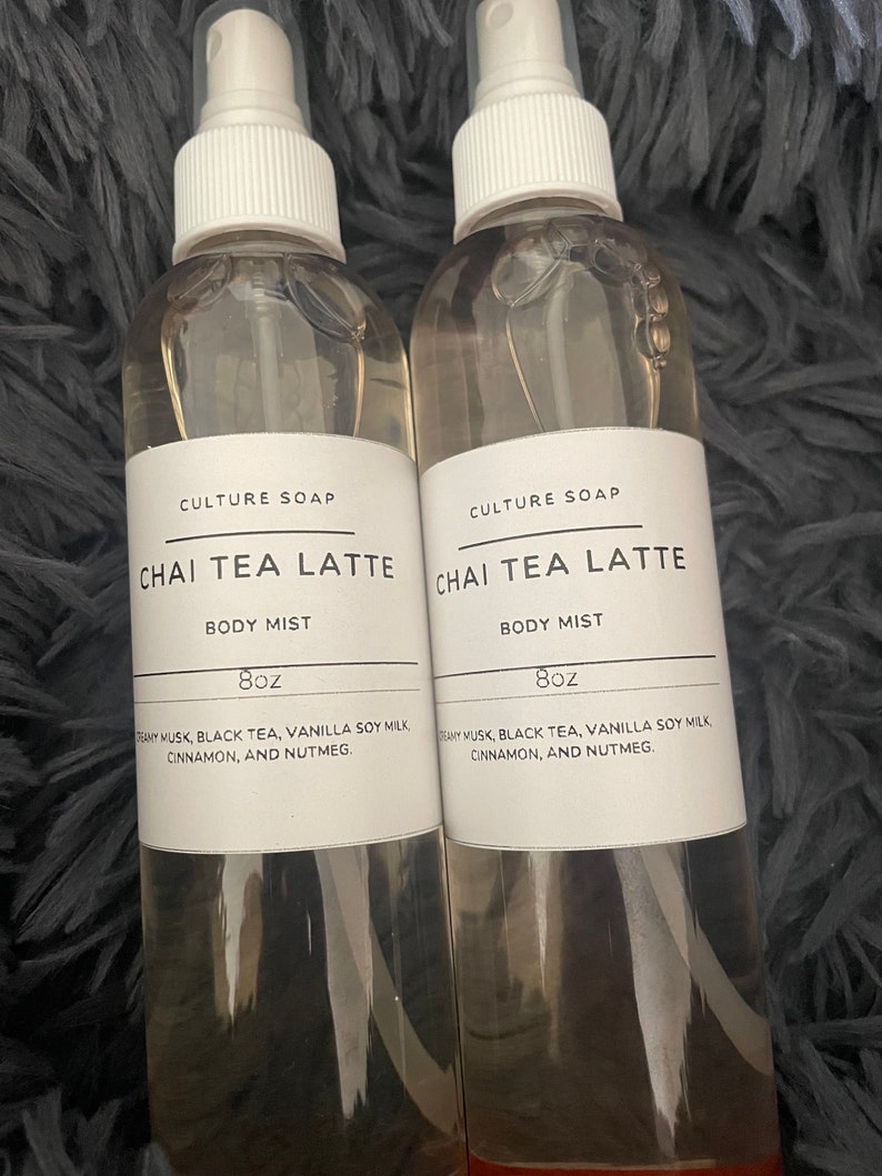 Chai Tea Latte Body Mist - Etsy