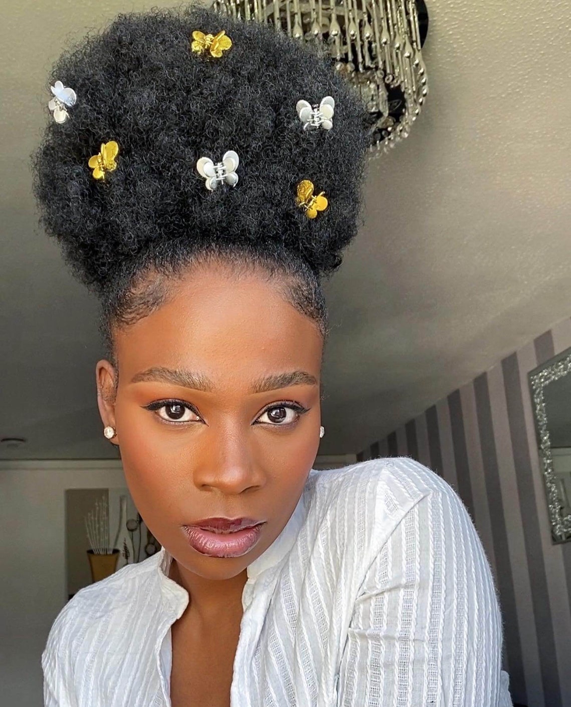 Afro Kinky Curly Synthetic Drawstrings Hair Bun Drawstring Short 10 ...