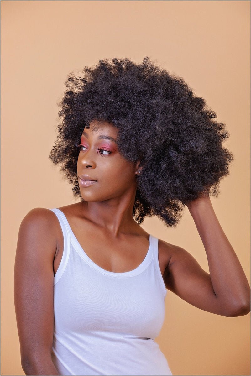 Extra Large Jumbo Black & Brown Afro Synthetic Costume Wig (esi Fro) - Etsy