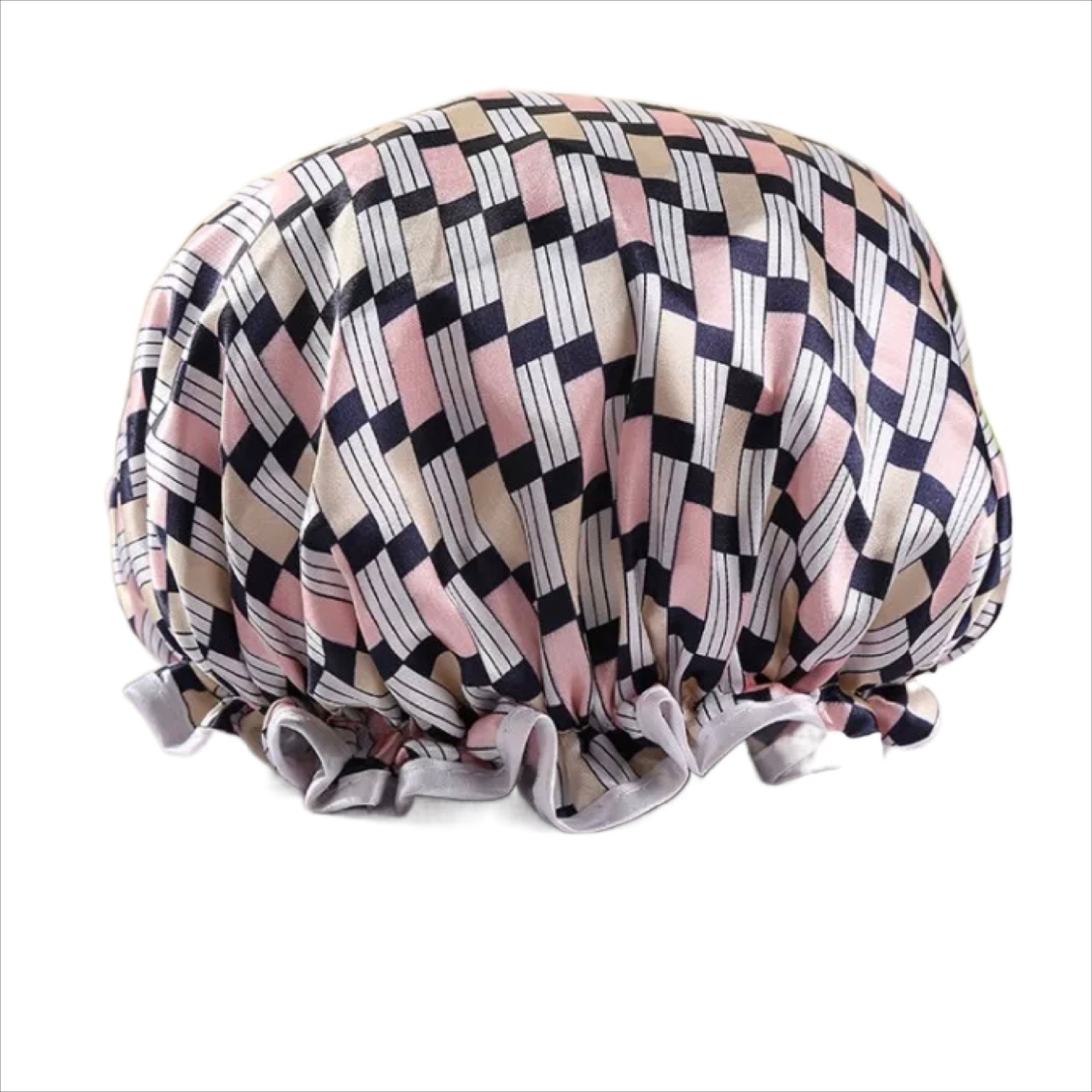 Women Shower Cap- Reusable Shower Cap- Satin Shower Cap Hat- Large ...