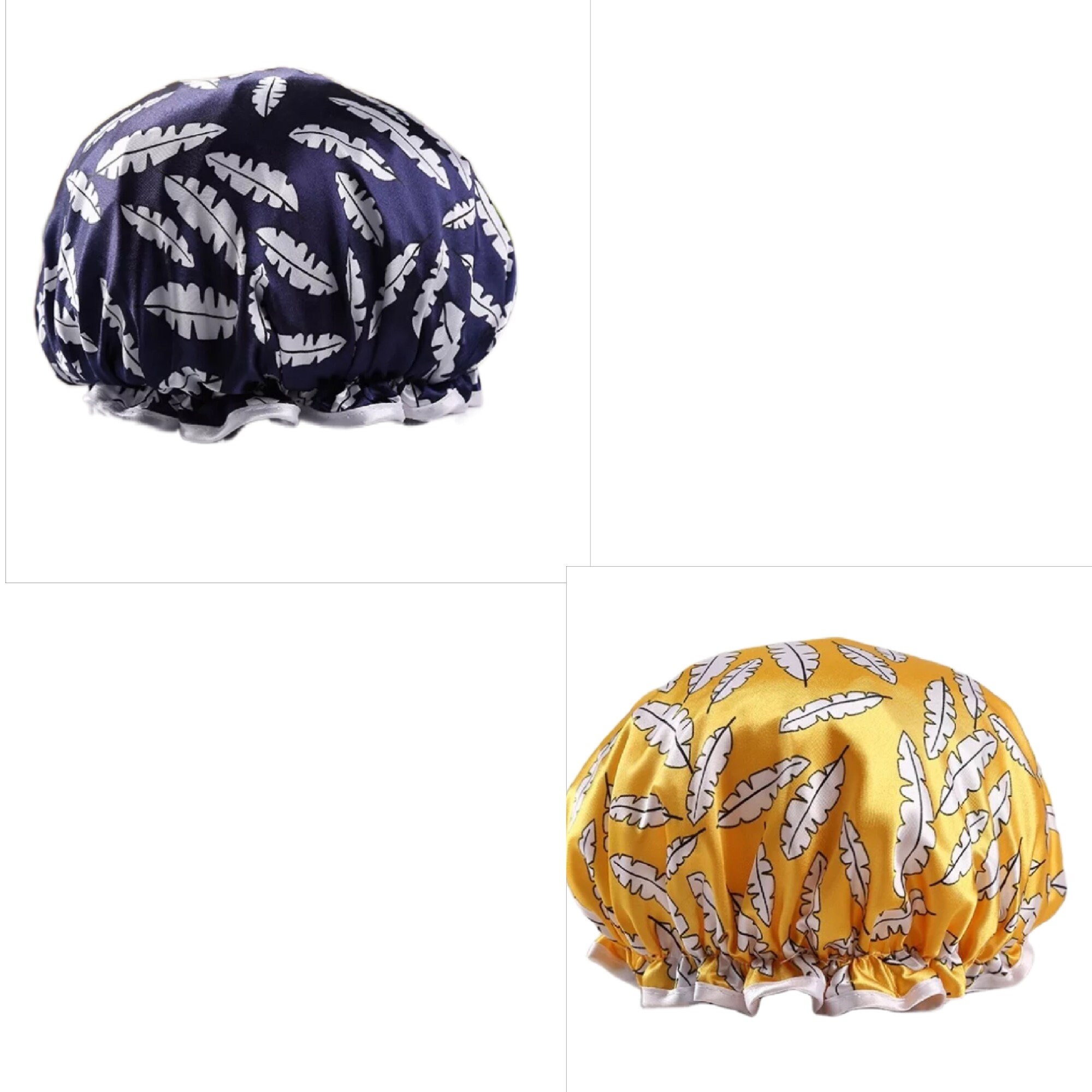 Women Shower Cap- Reusable Shower Cap- Satin Shower Cap Hat- Large ...