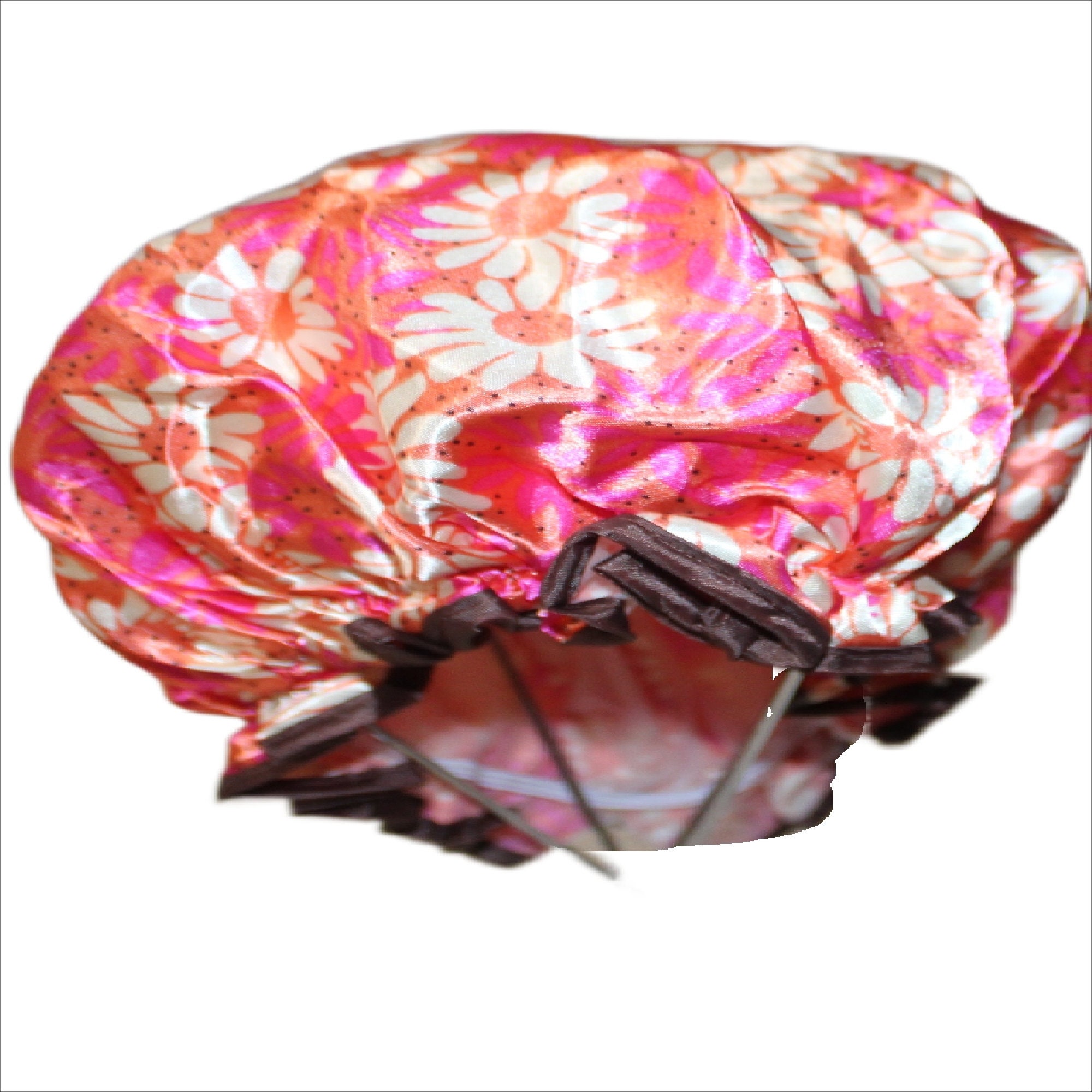 Women Shower Cap- Reusable Shower Cap- Satin Shower Cap Hat- Large ...