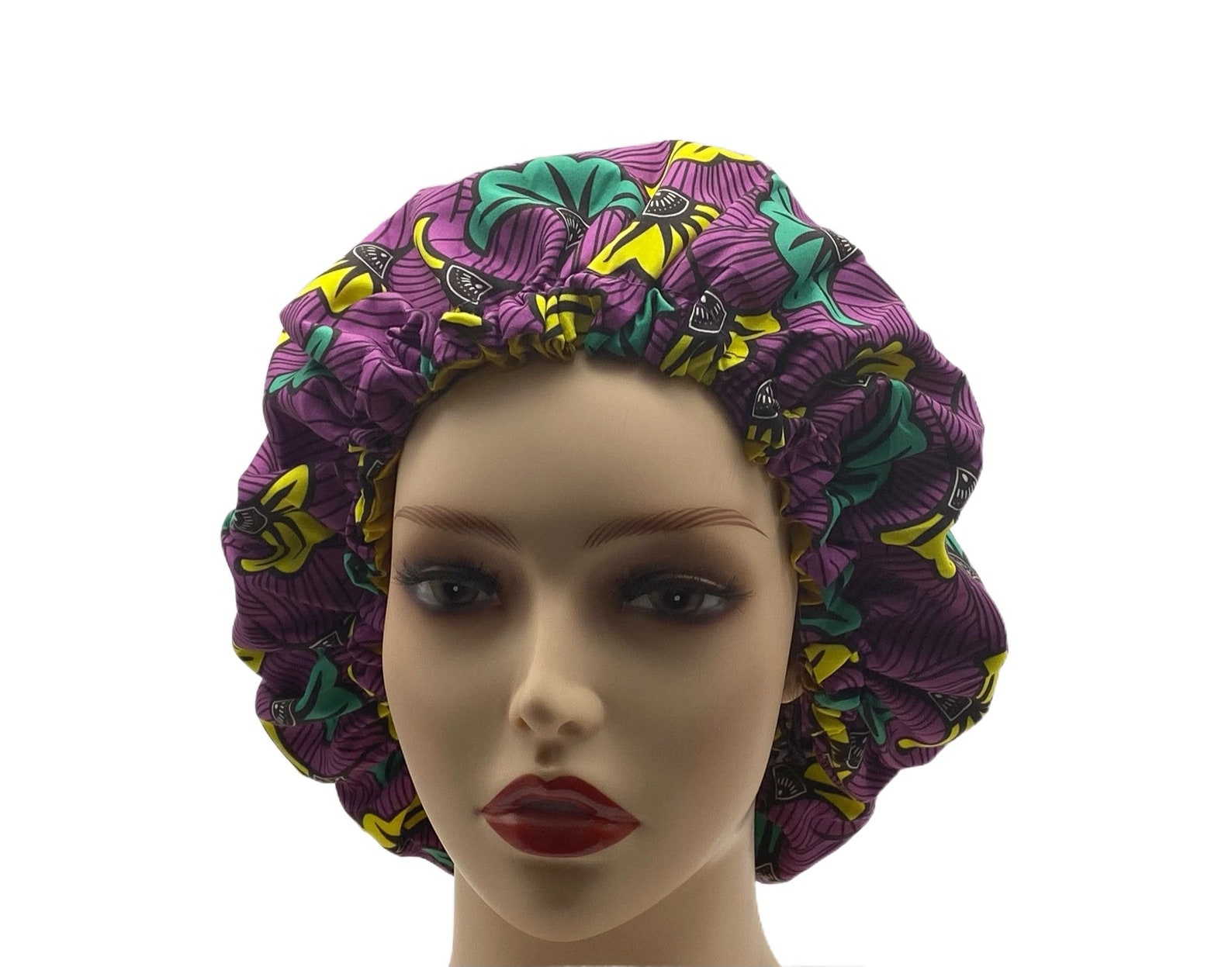 Adjustable Satin Hair Bonnet, Ankara Bonnet for Women – African Print ...