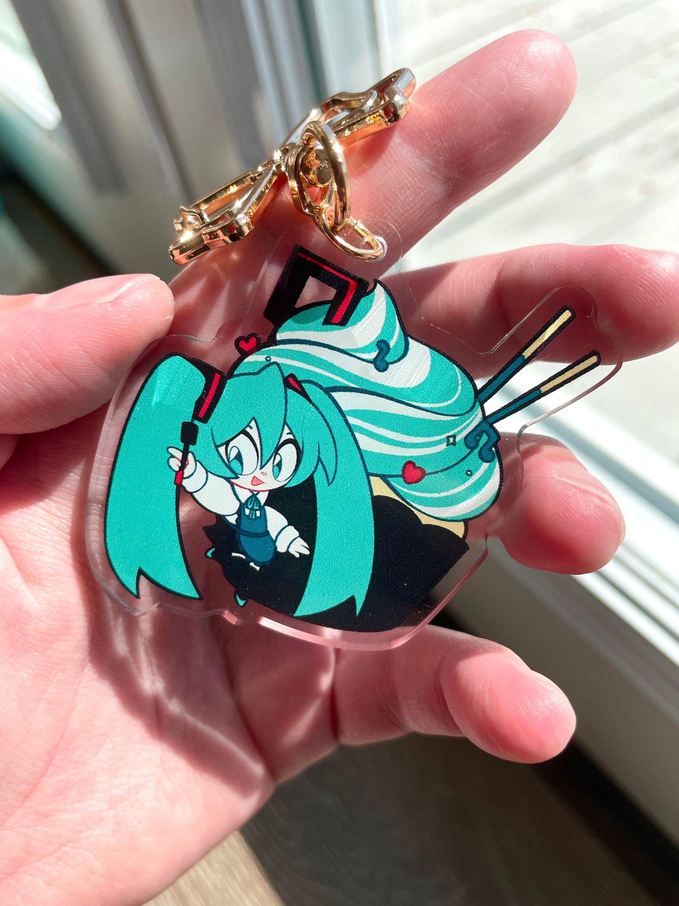 Vocaloid/synthv/utau Dessert Charms | 2.5" Double Sided Acrylic Charms ...