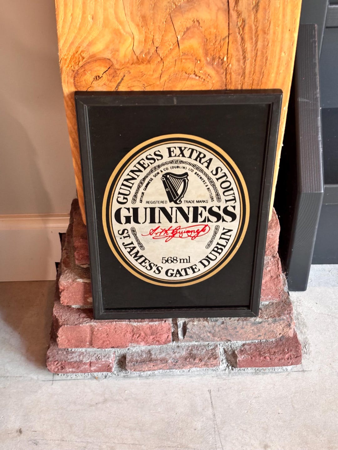 Vintage Guinness Advertising Mirror - Etsy