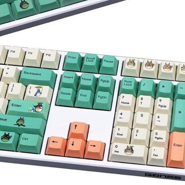 Totoro Mechanical Keyboard - Etsy
