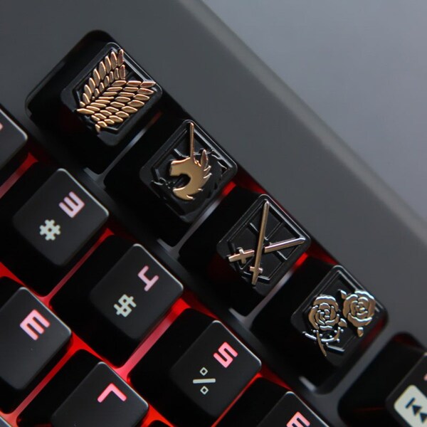 Attack on Titan Keycaps - Etsy