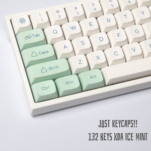 Budget Mint Ice Keycap Set Mechanical Keyboard 132 MX Switch XDA ...
