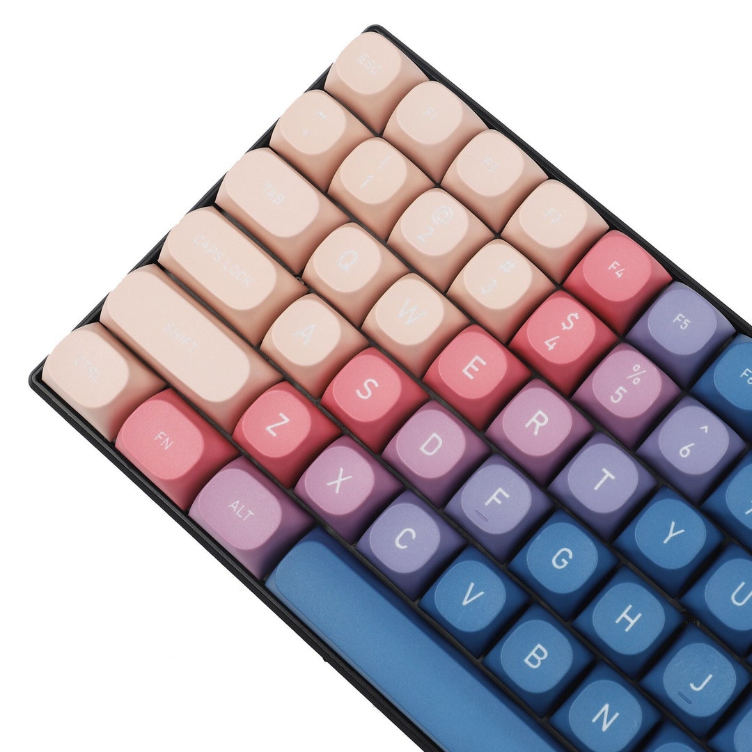 Nightlight Sunset Gradient Keycap Set Mechanical Keyboard 114 MX Switch ...