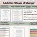 Addiction Stages of Change, Make Lasting Changes Worksheets - Etsy